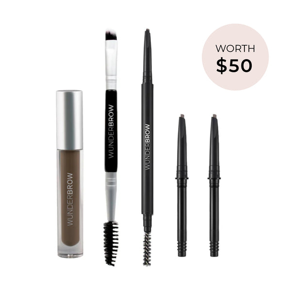 Sweat-Proof Brow Kit | Gel & Pencil | Wunderbrow